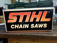 SOLD - STIHL lighted sign | Outdoor Power Equipment Forum