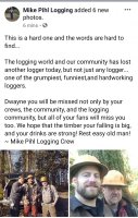 Dwayne Dethlefs from Phil Logging | Outdoor Power Equipment Forum